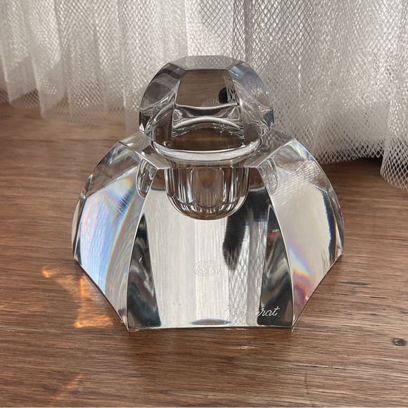 Baccarat | Accents | Baccarat Crystal Inkwell Lid Malmaison Cut Lead ...
